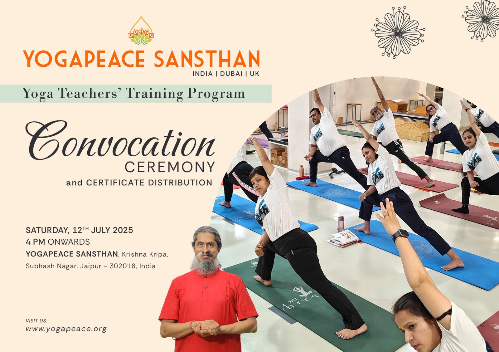 TTC 67th Batch Convocation Ceremony & Certificate Distribution - YogaPeace